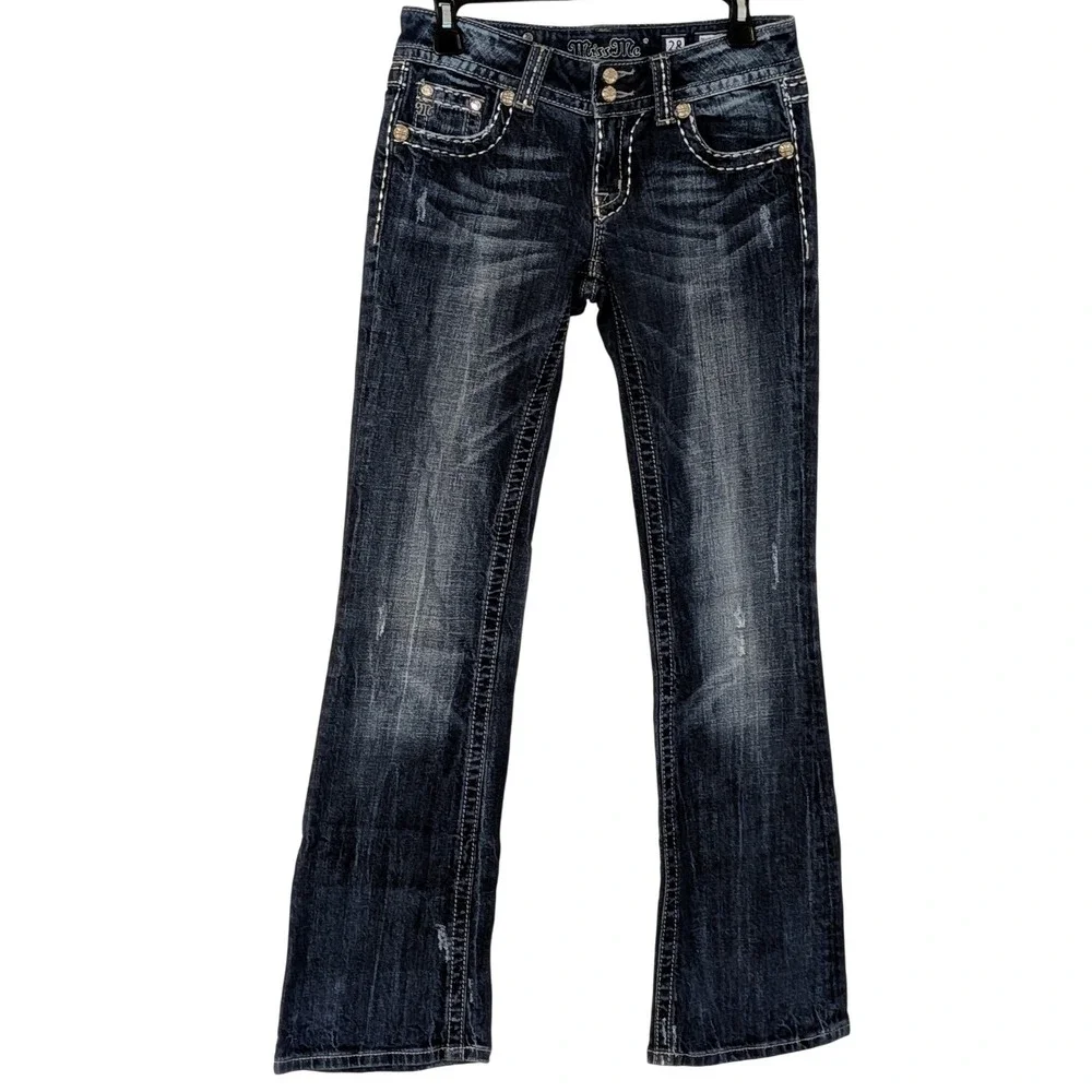 Miss Me | Jeans | Miss Me Bootcut Jeans Womens 28 Vintage Wash ...